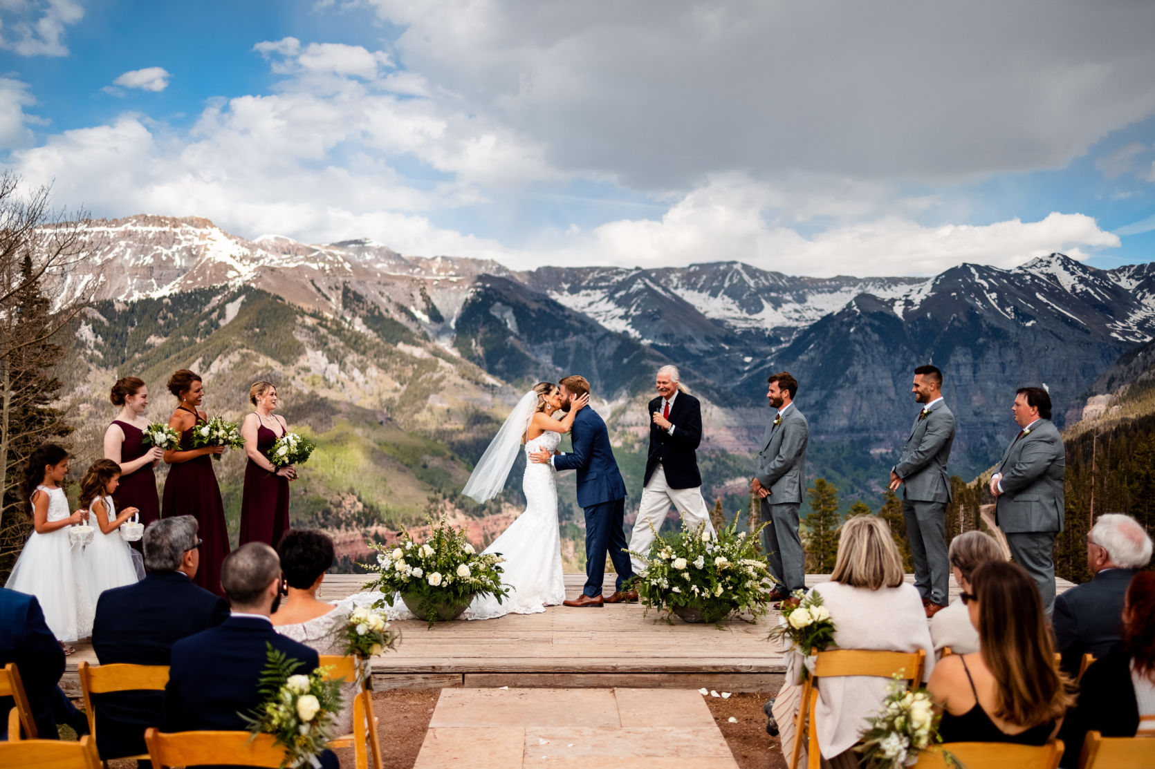 Ben & Jessica's Mountain Lodge Telluride Wedding - Top Colorado ...